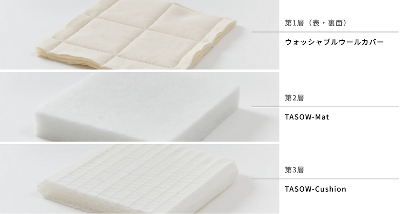 ひつじと眠る、ウールの心地よさを重ねて。TASOW